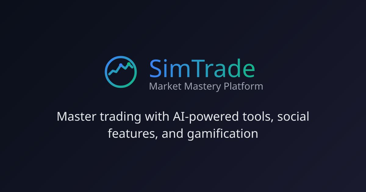 SimTrade - AI-Powered Trading Simulator | Stocks, Crypto, Options & Futures